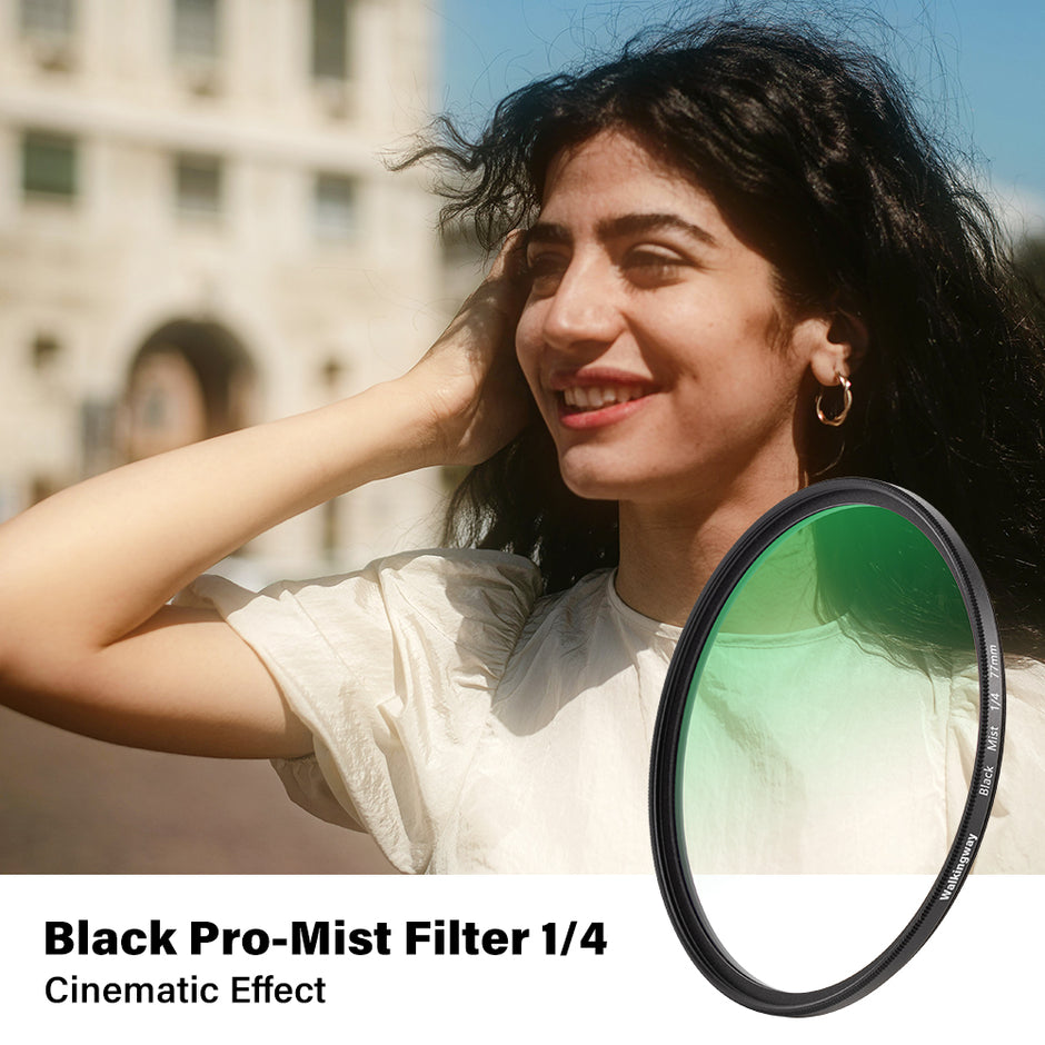 WalkingWay Black Mist Filters 1/2 1/4 1/8 Diffusion Filter Ultra Slim ...